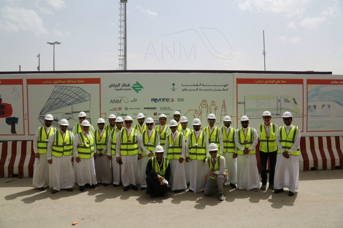 ANM METRO | A DELEGATION FROM JEDDAH METRO VISITED OUR LINE