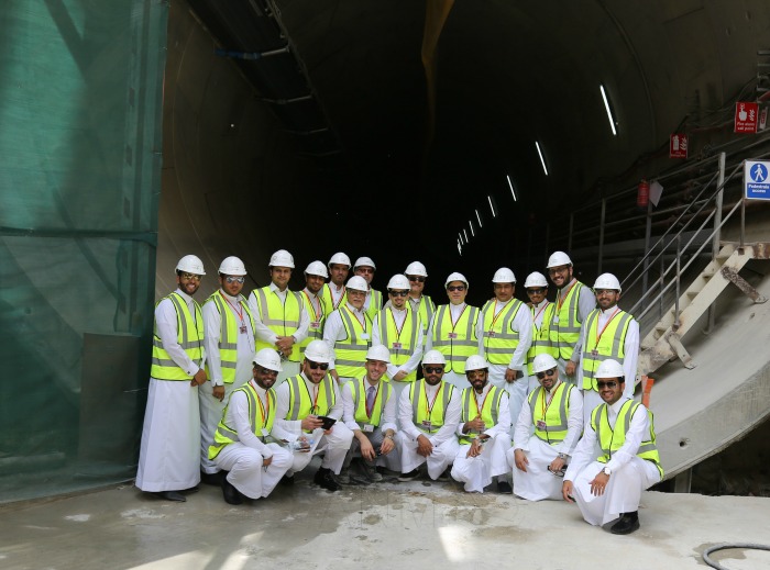 ANM METRO | A DELEGATION FROM JEDDAH METRO VISITED OUR LINE
