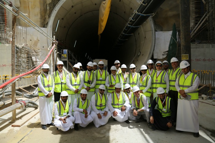 ANM METRO | A DELEGATION FROM JEDDAH METRO VISITED OUR LINE
